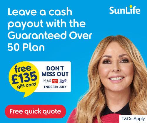 Life Insurance for Over 50s - Compare & Quote Calculators